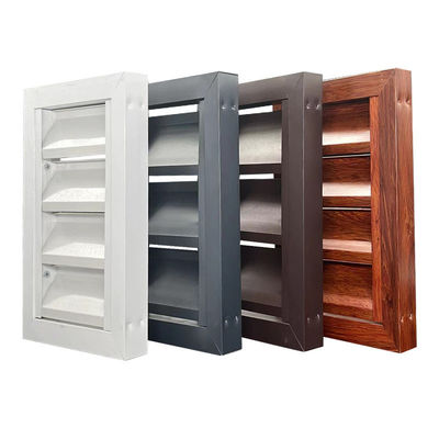Customized Modern Aluminium Louvered Windows Ventilated With Fiberglass ...
